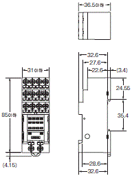 공유 소켓/DIN 레일/방수 커버